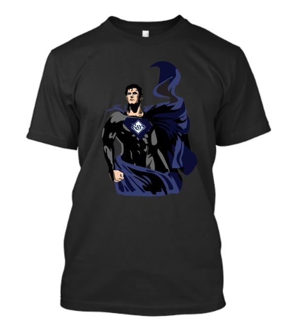 Superman Rays Tampa Bay Fans Superhero Symbol T-Shirt