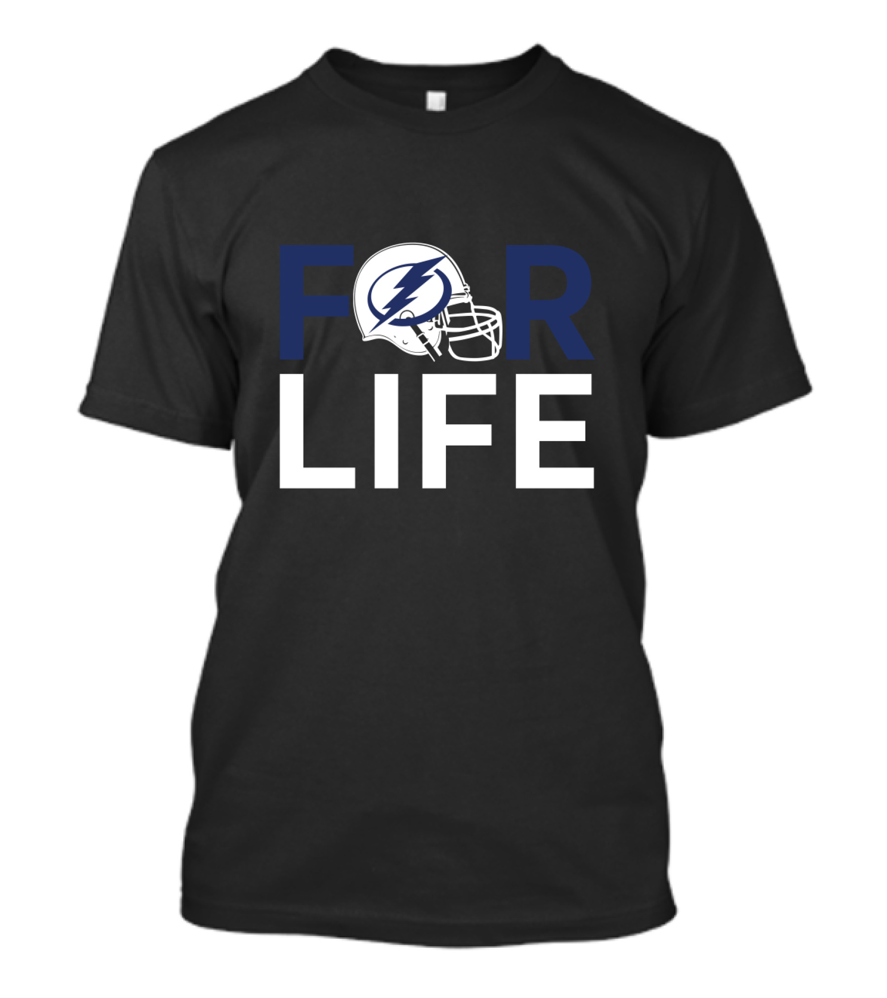 Tampa Bay Lightning For Life Helmet T-Shirt