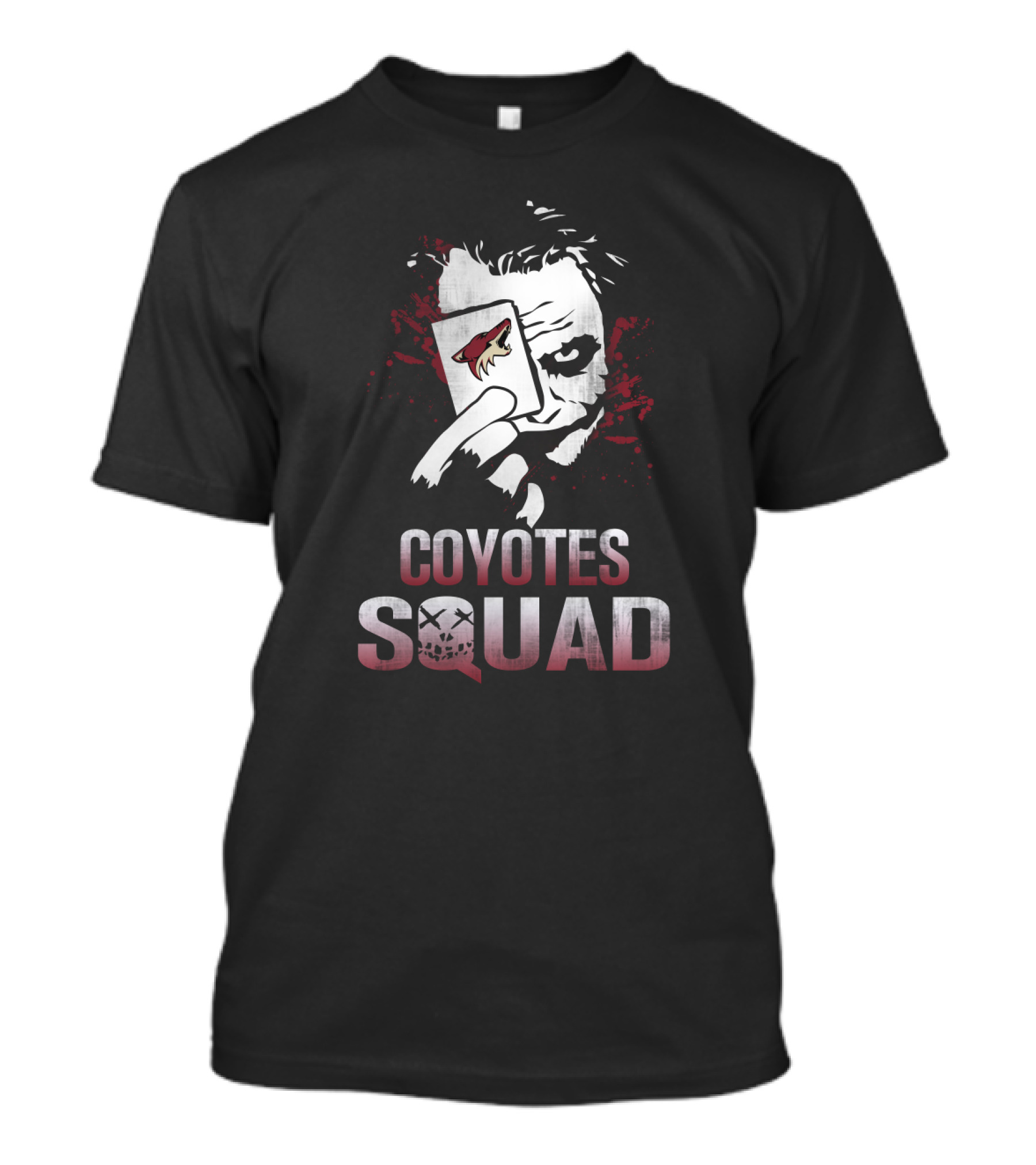 Coyotes Squad Joker Card Arizona Coyotes Fan Gear T-Shirt
