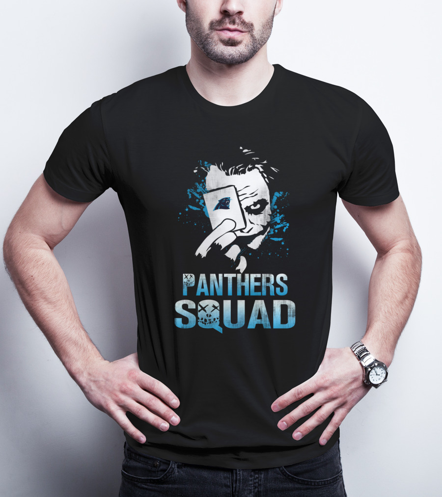 Panthers Squad Joker Card Carolina Panthers Fans T-Shirt