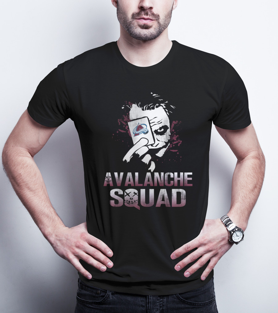 Avalanche Squad Joker With Colorado Avalanche T-Shirt
