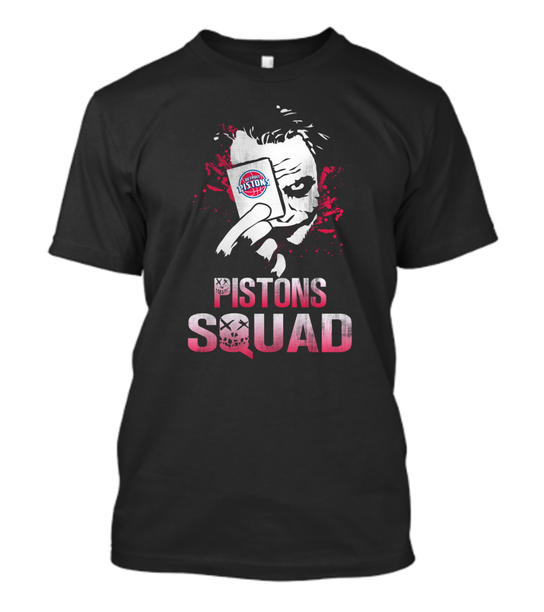 Joker Pistons Squad Detroit Pistons Fans T-Shirt