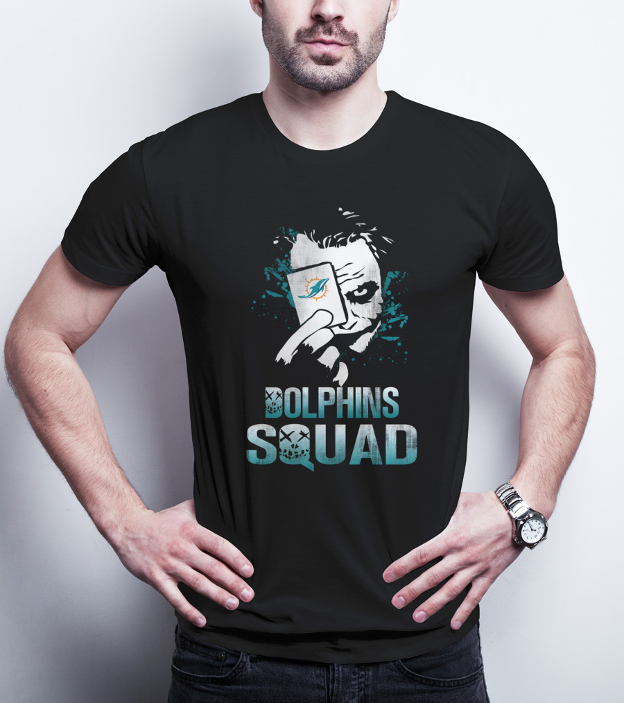 Dolphins Squad Joker Card Miami Fans T-Shirt