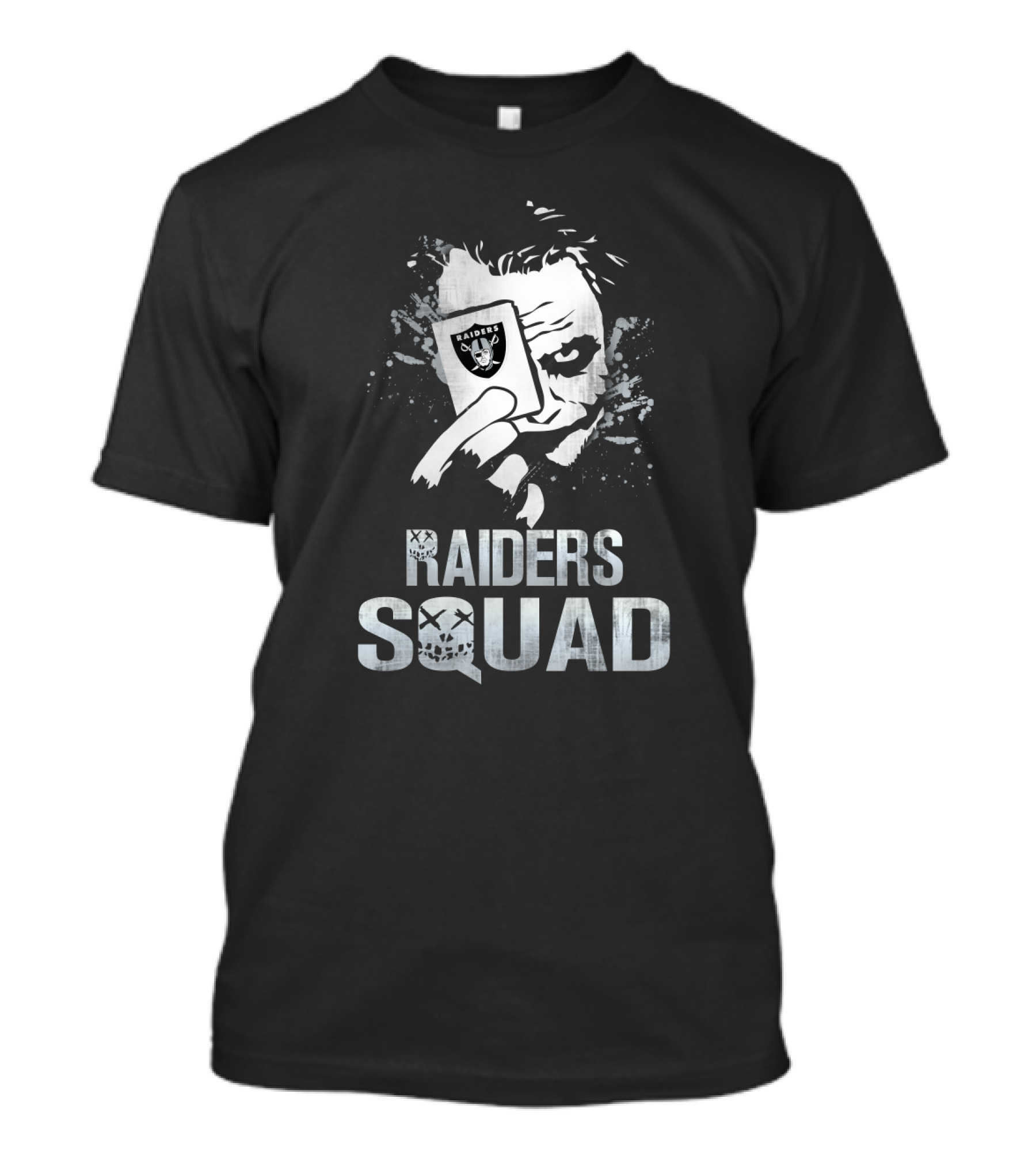 Raiders Squad Joker Card Raiders Fans T-Shirt