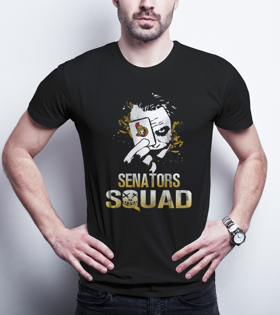 Ottawa Senators Fans Joker Card Senators Squad T-Shirt