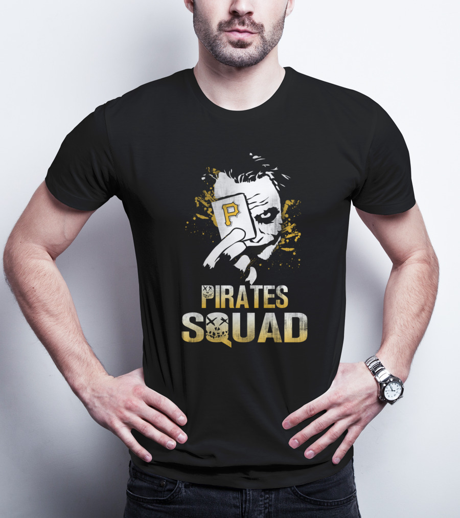 Pittsburgh Pirates Squad Joker Card Fan T-Shirt