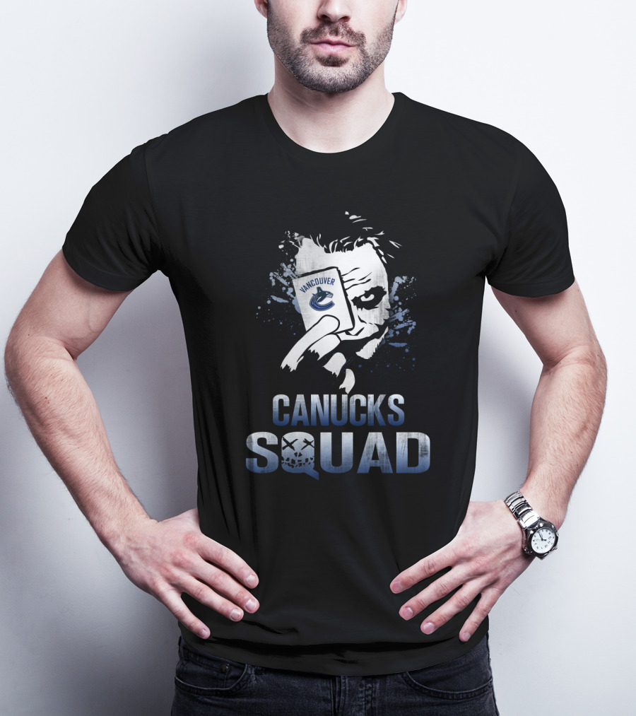 Vancouver Canucks Squad With Joker Card T-Shirt