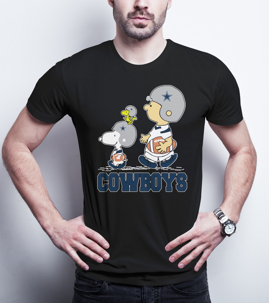 Cowboys Snoopy And Friends Dallas Football Fans T-Shirt