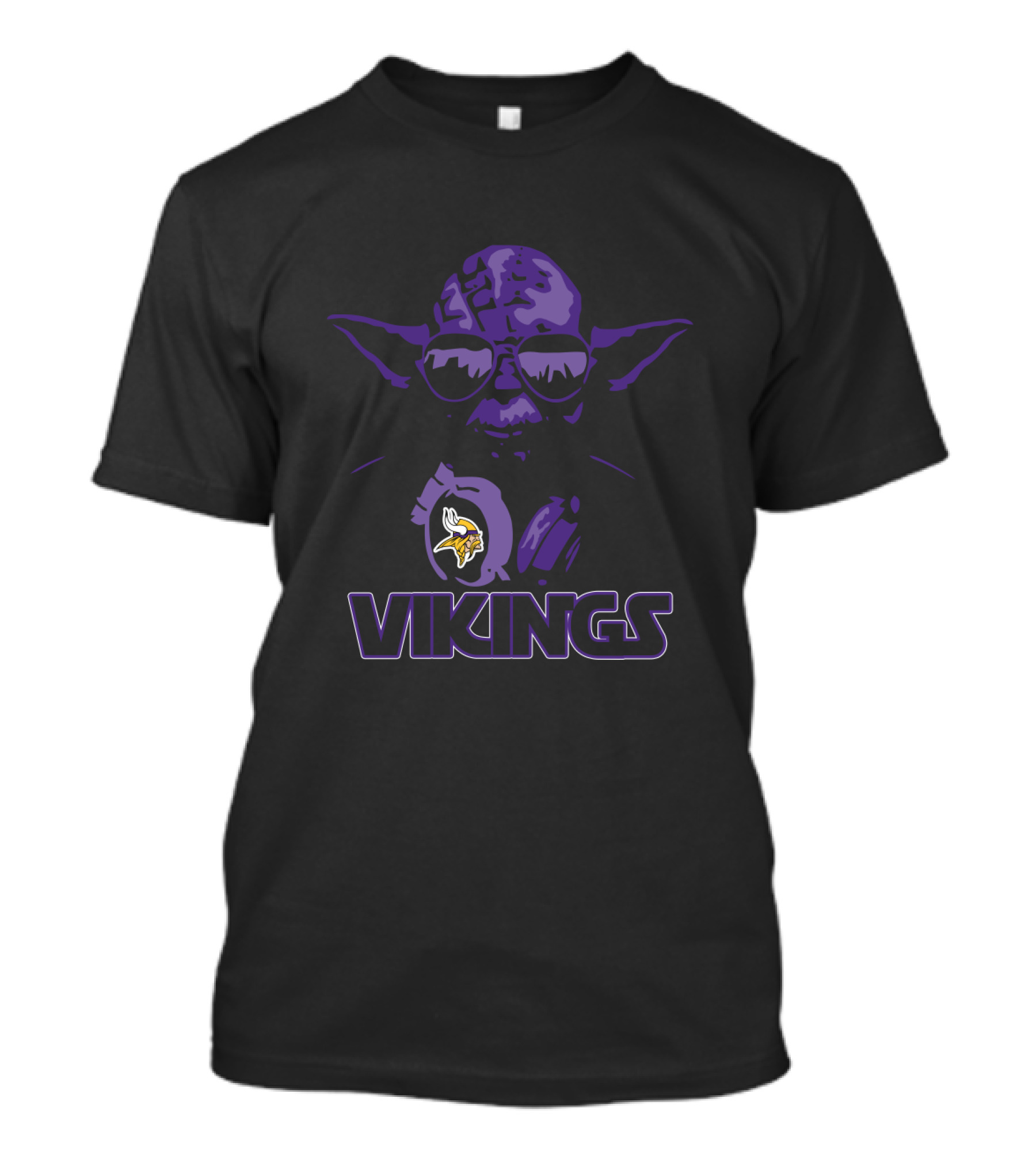 Yoda Star Wars Vikings Minnesota Fans T-Shirt