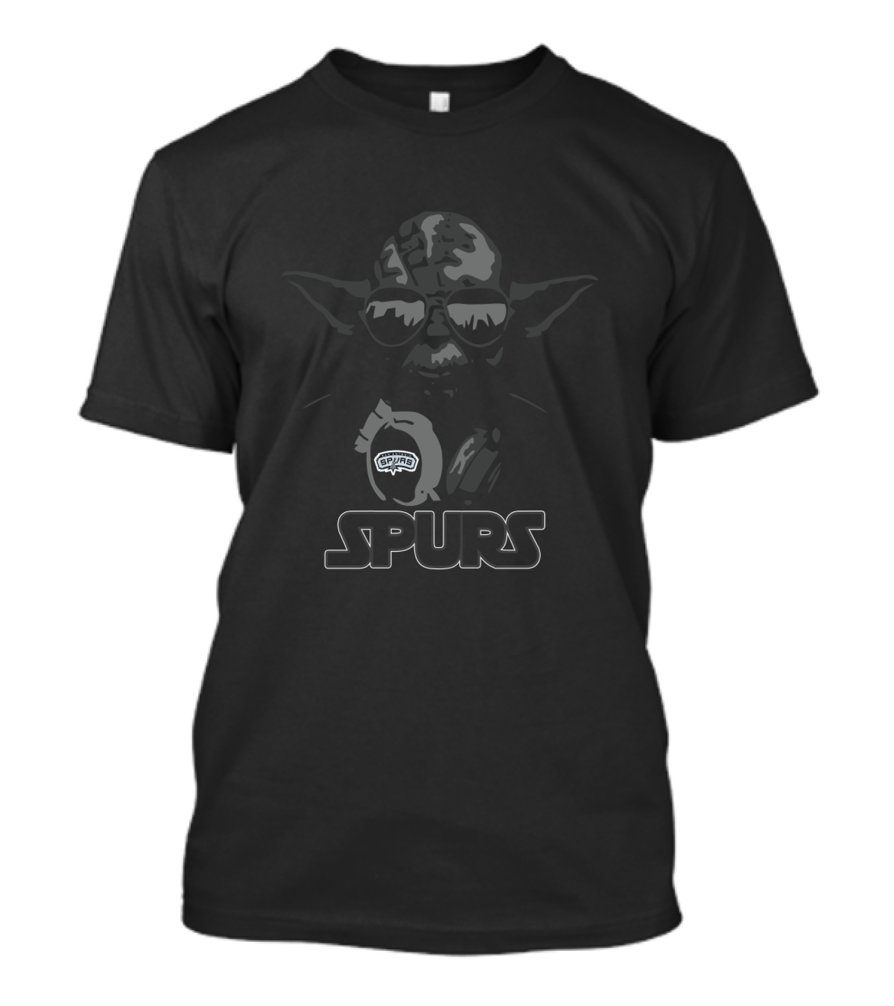 Yoda Star Wars Spurs Fans San Antonio Basketball Jedi T-Shirt