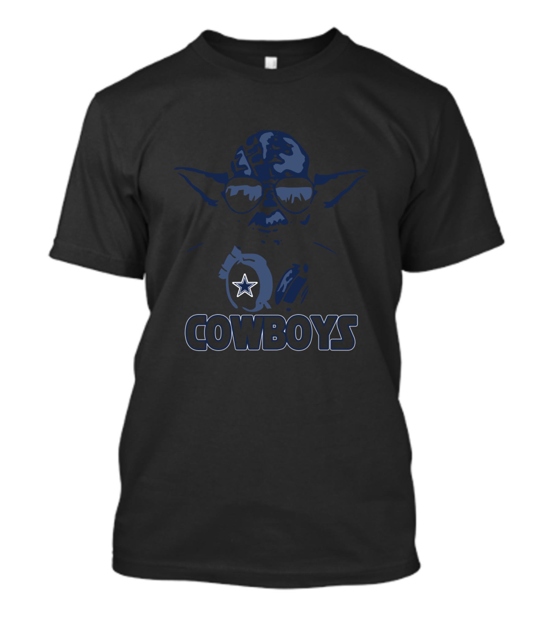Yoda Cowboys Star Wars Dallas Fans T-Shirt