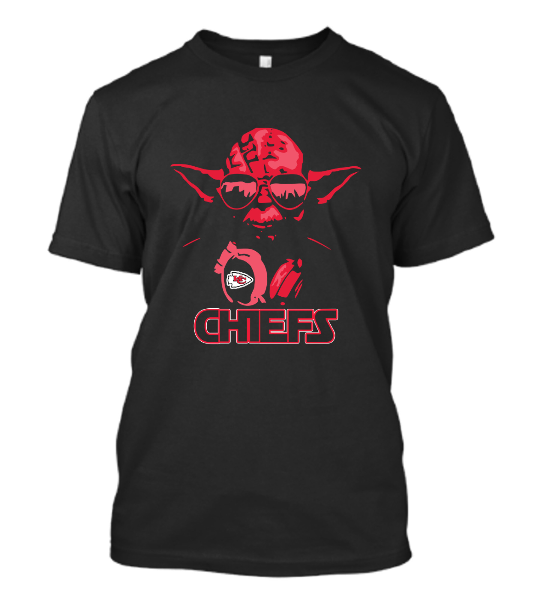 Yoda Chiefs Kansas City Star Wars Fan T-Shirt