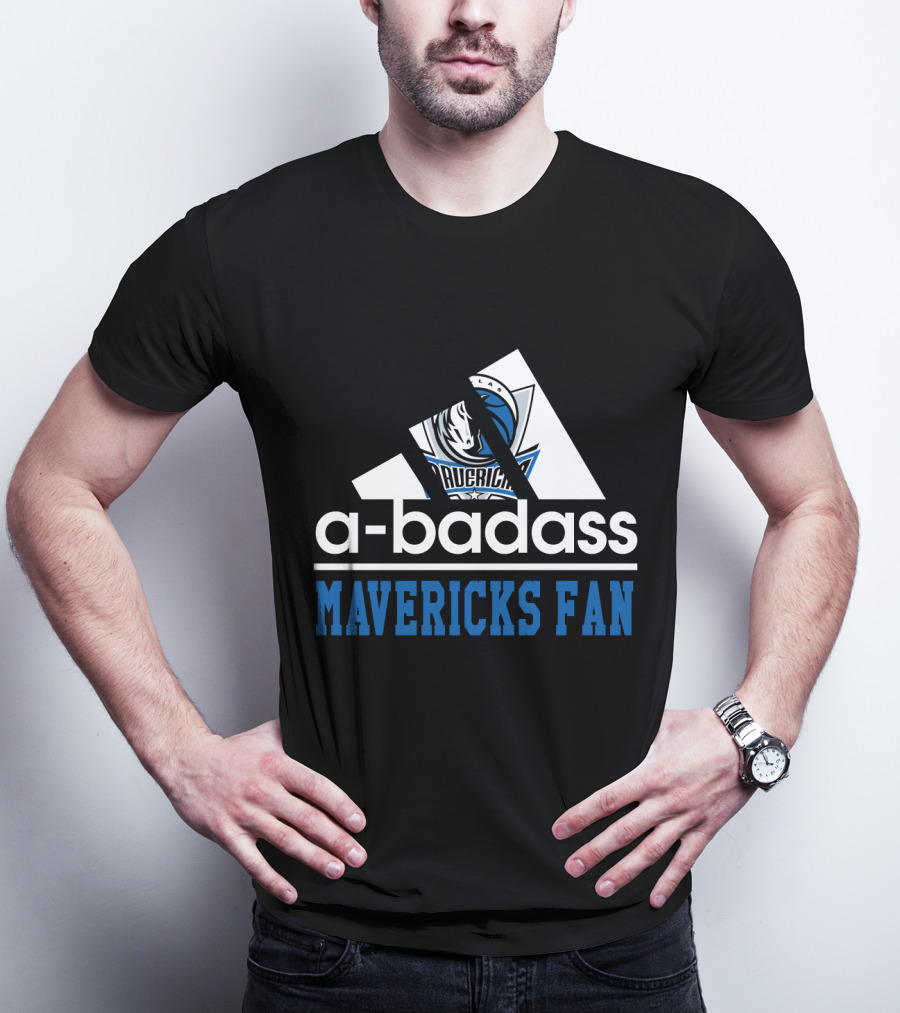 A-Badass Mavericks Fan Dallas Mavericks Cool For Fans T-Shirt