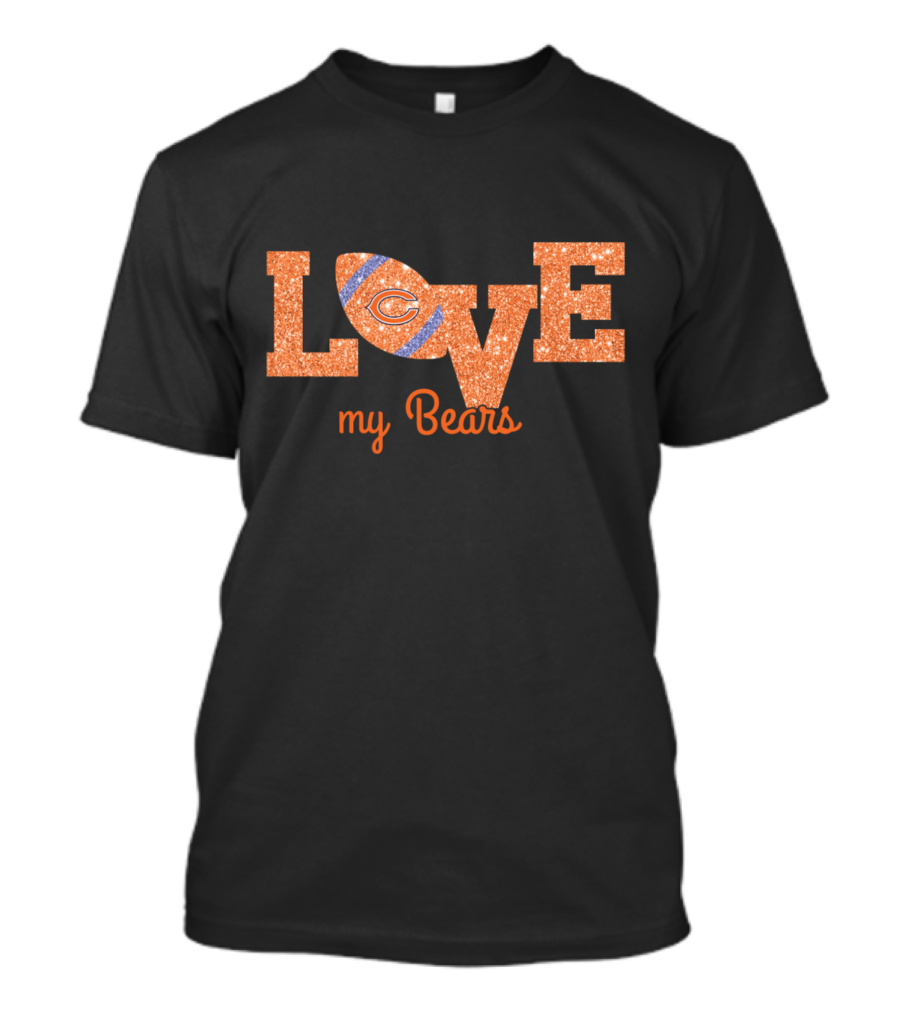 Chicago Bears Love My Bears Football T-Shirt