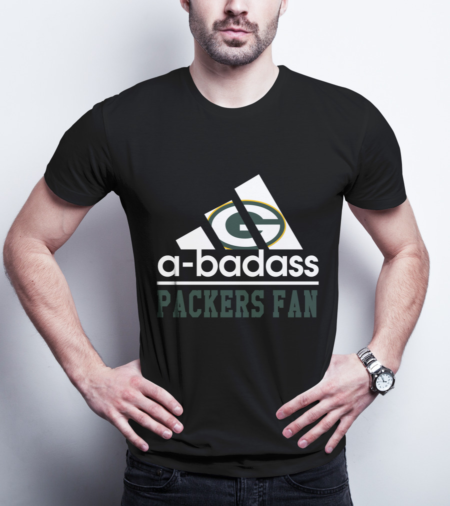 Green Bay Packers A-Badass Packers Fan T-Shirt