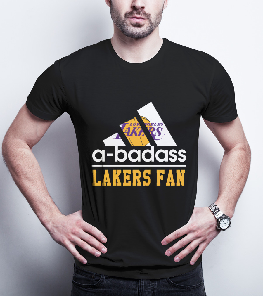 Los Angeles Lakers A-Badass Lakers Fan T-Shirt