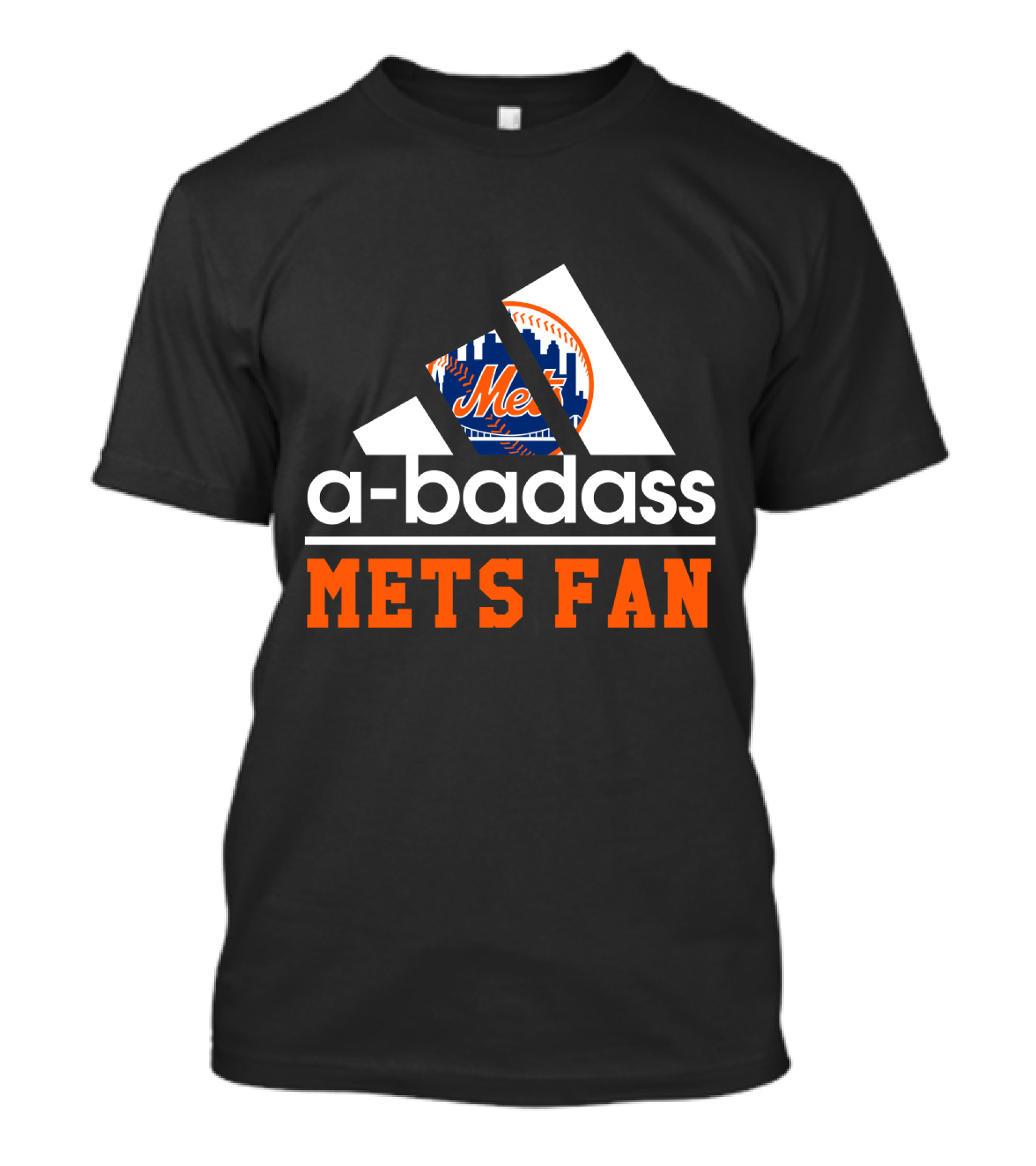 A-Badass Mets Fan New York Mets T-Shirt