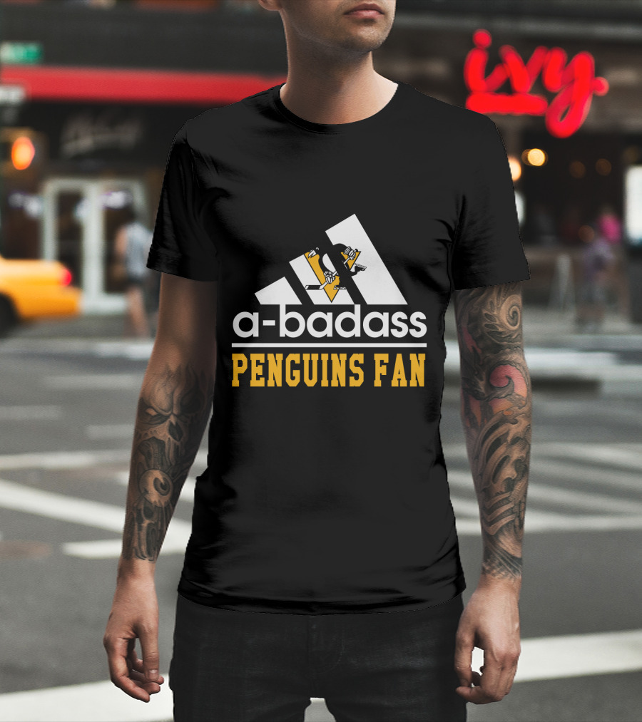 Pittsburgh Penguins Fan A-Badass T-Shirt