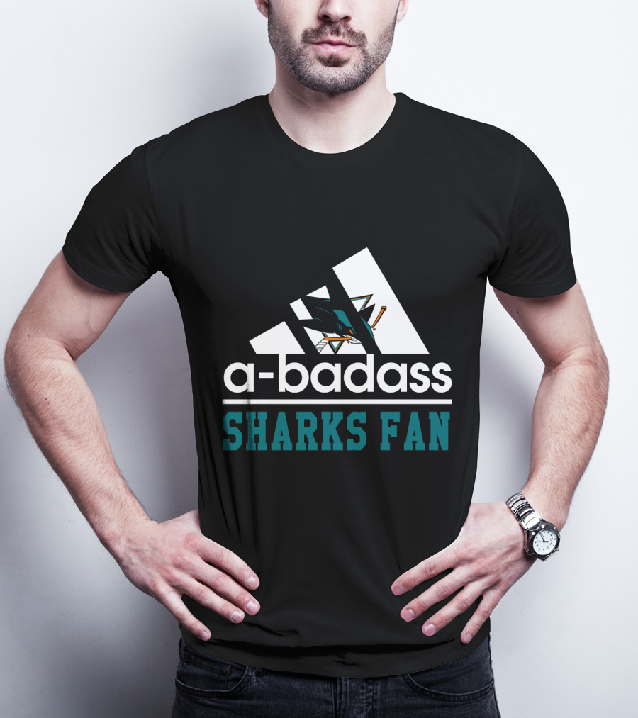 A-Badass Sharks Fan San Jose Sharks T-Shirt