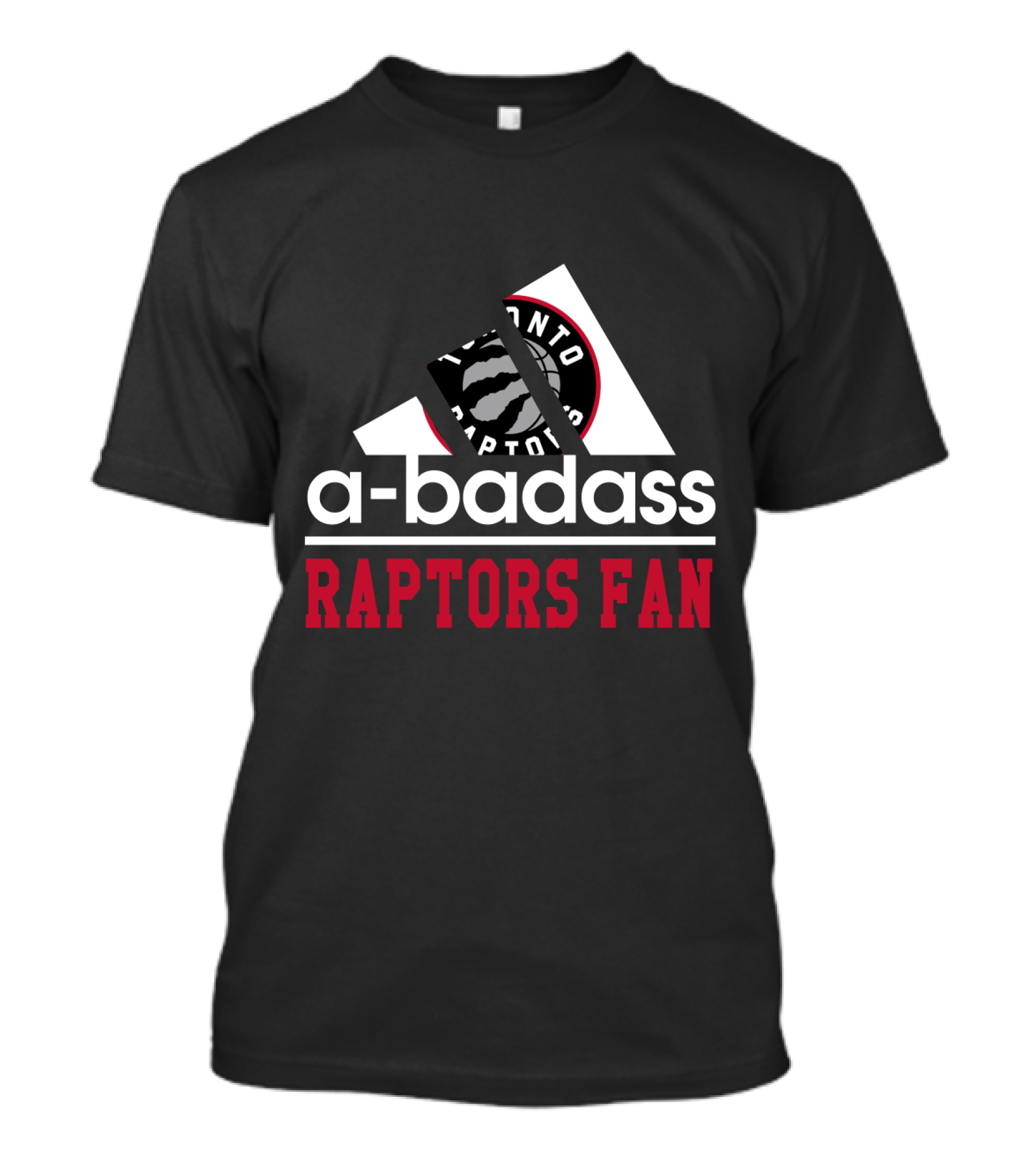 Toronto Raptors Fan Badge A-Badass T-Shirt