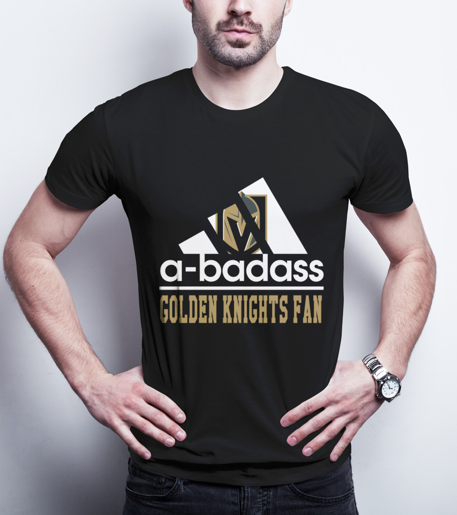 A-Badass Golden Knights Fan T-Shirt