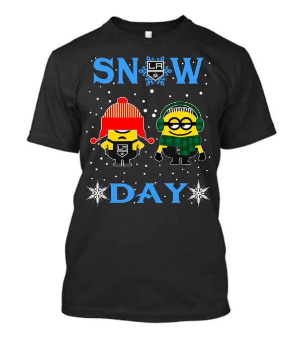 Snow Day La Kings Minions Winter Fun T-Shirt