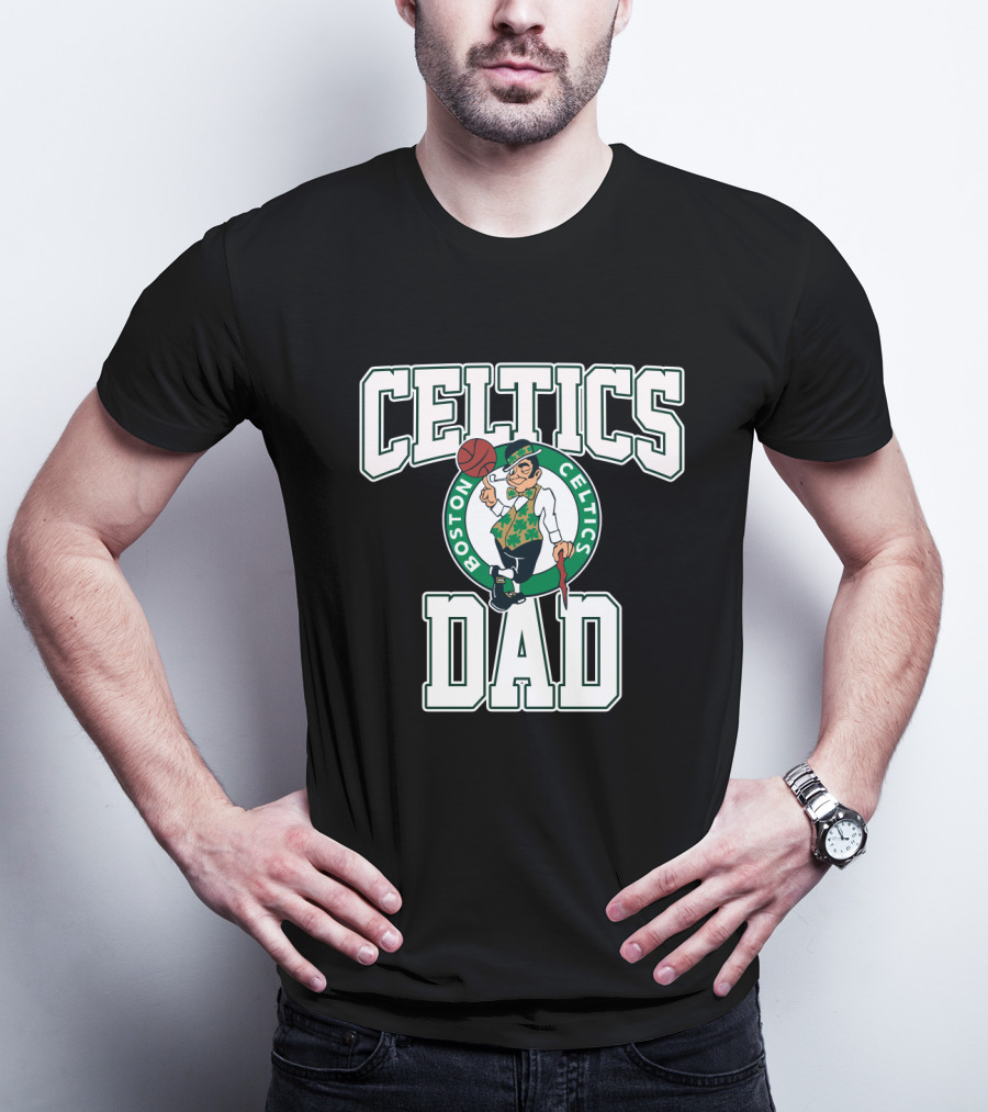 Boston Celtics Dad Father's Day Celebration Celtics T-Shirt