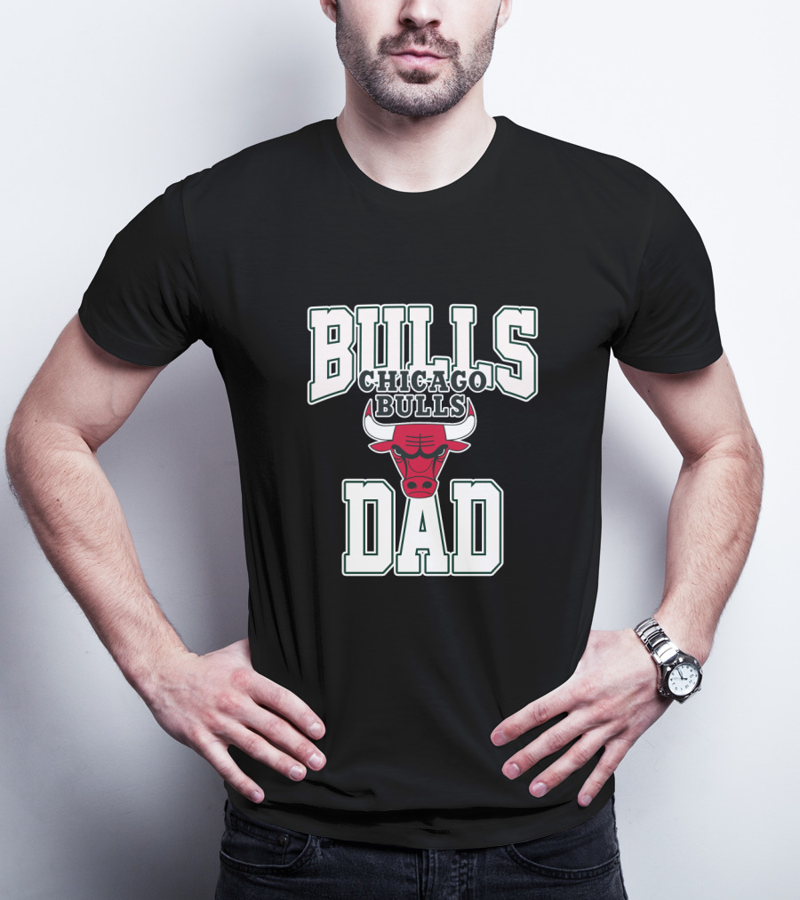 Chicago Bulls Dad Father's Day Bulls T-Shirt
