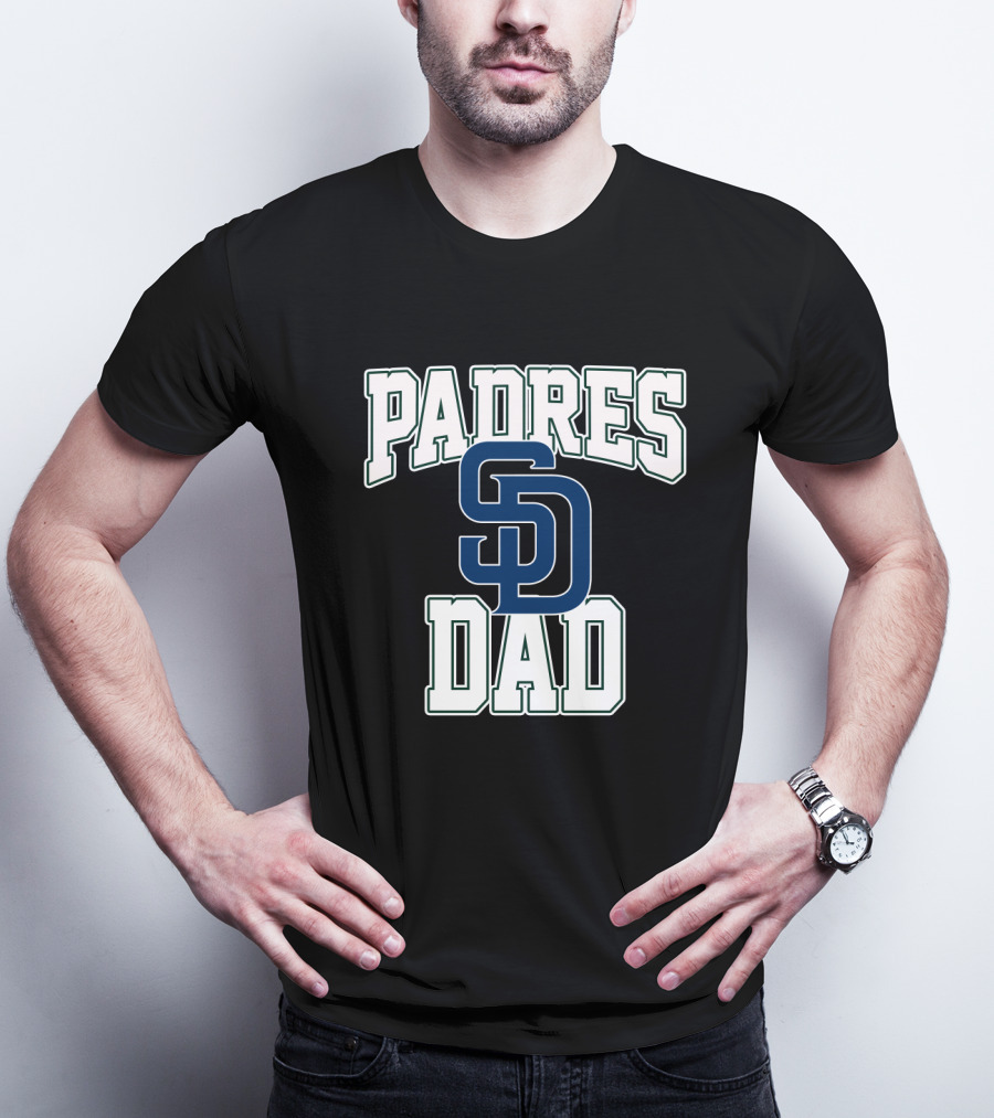 Padres Dad San Diego Baseball Fan Gear T-Shirt