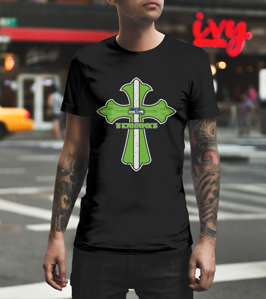 Seahawks Cross For Jesus Seattle Fans T-Shirt