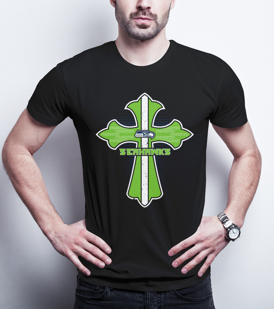 Seahawks Cross For Jesus Seattle Fans T-Shirt
