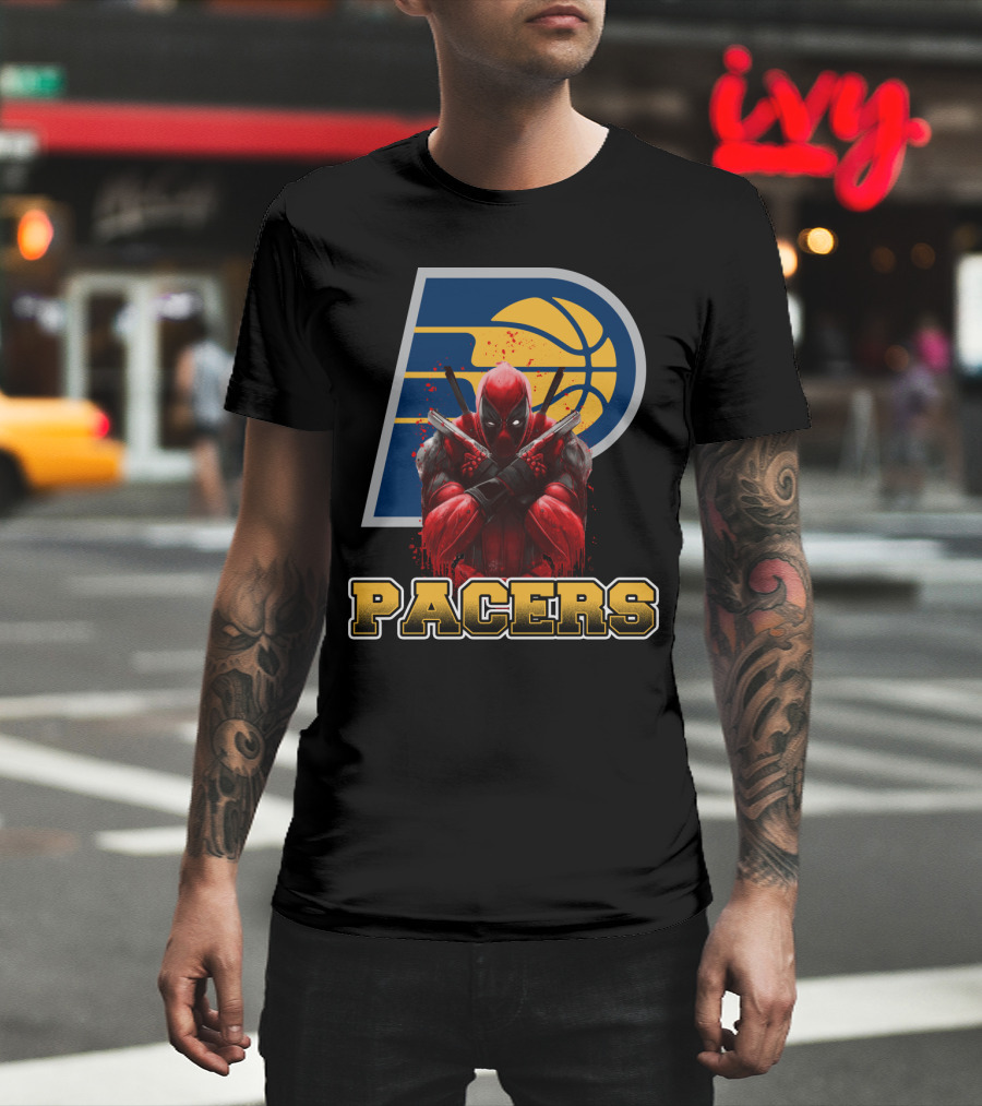Indiana Pacers Deadpool Crossover For Fans T-Shirt