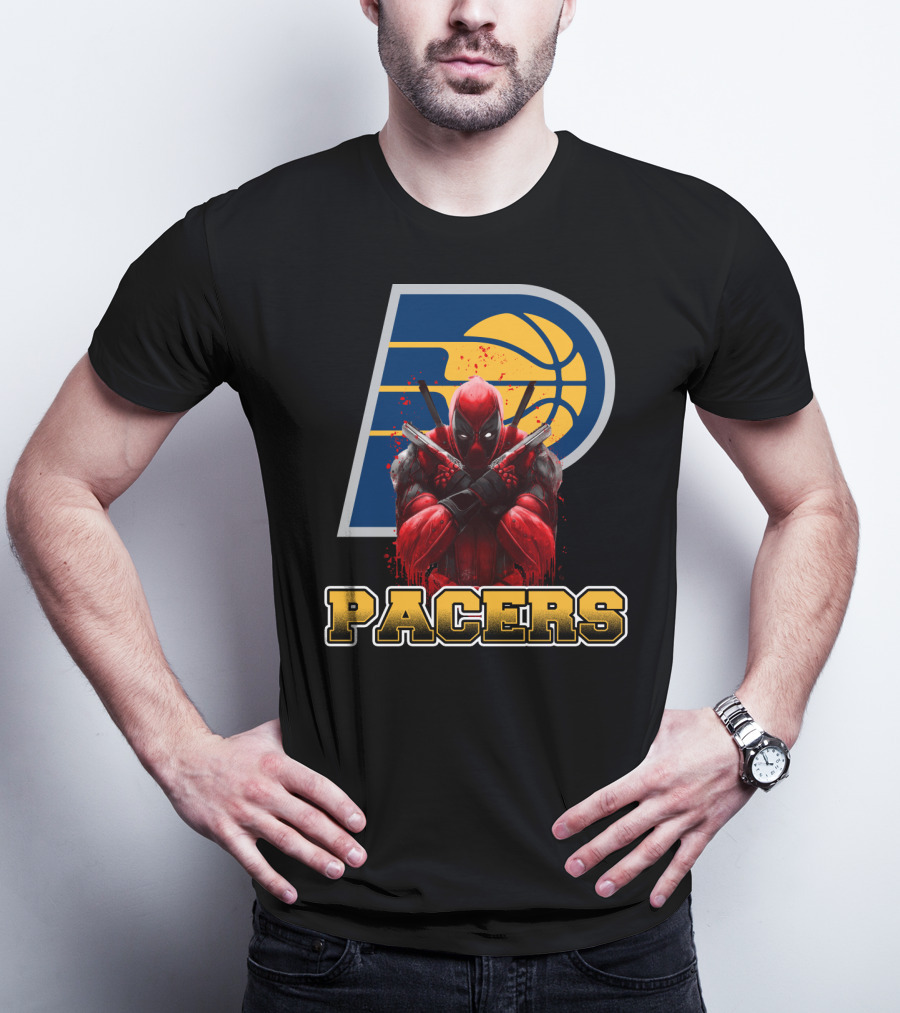 Indiana Pacers Deadpool Crossover For Fans T-Shirt