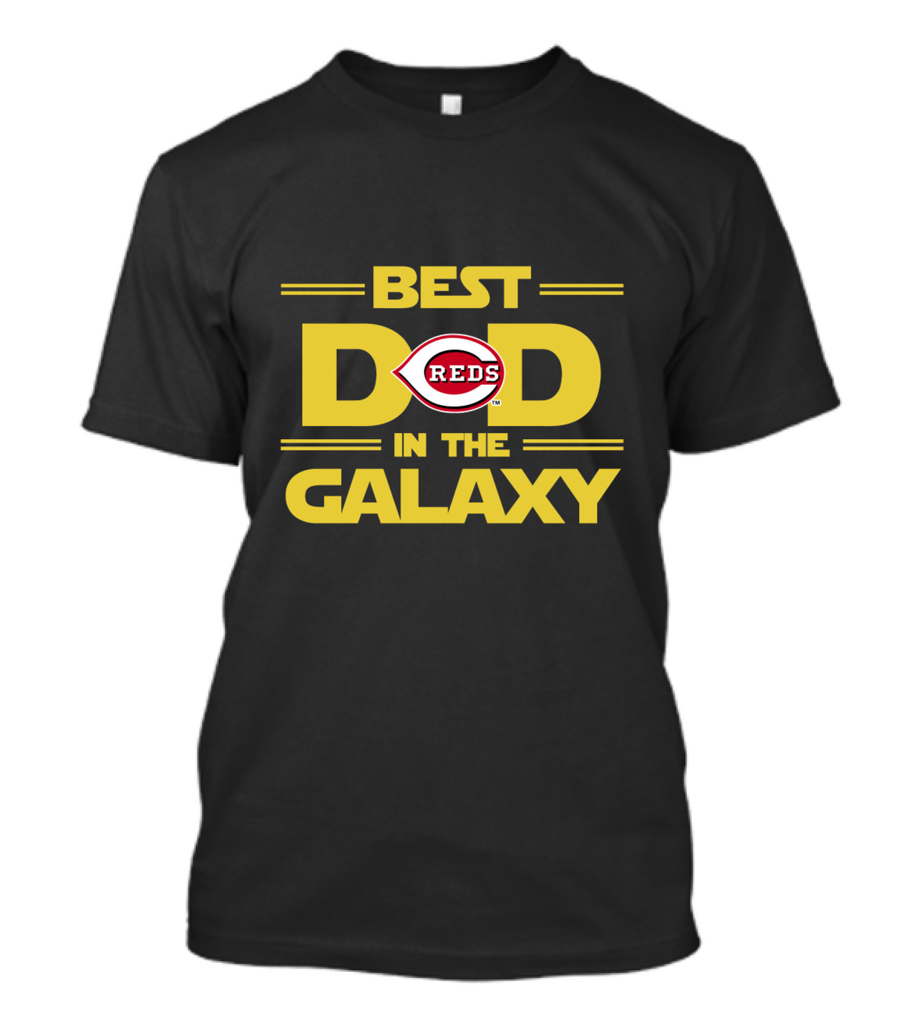 Best Dad In The Galaxy Cincinnati Reds T-Shirt