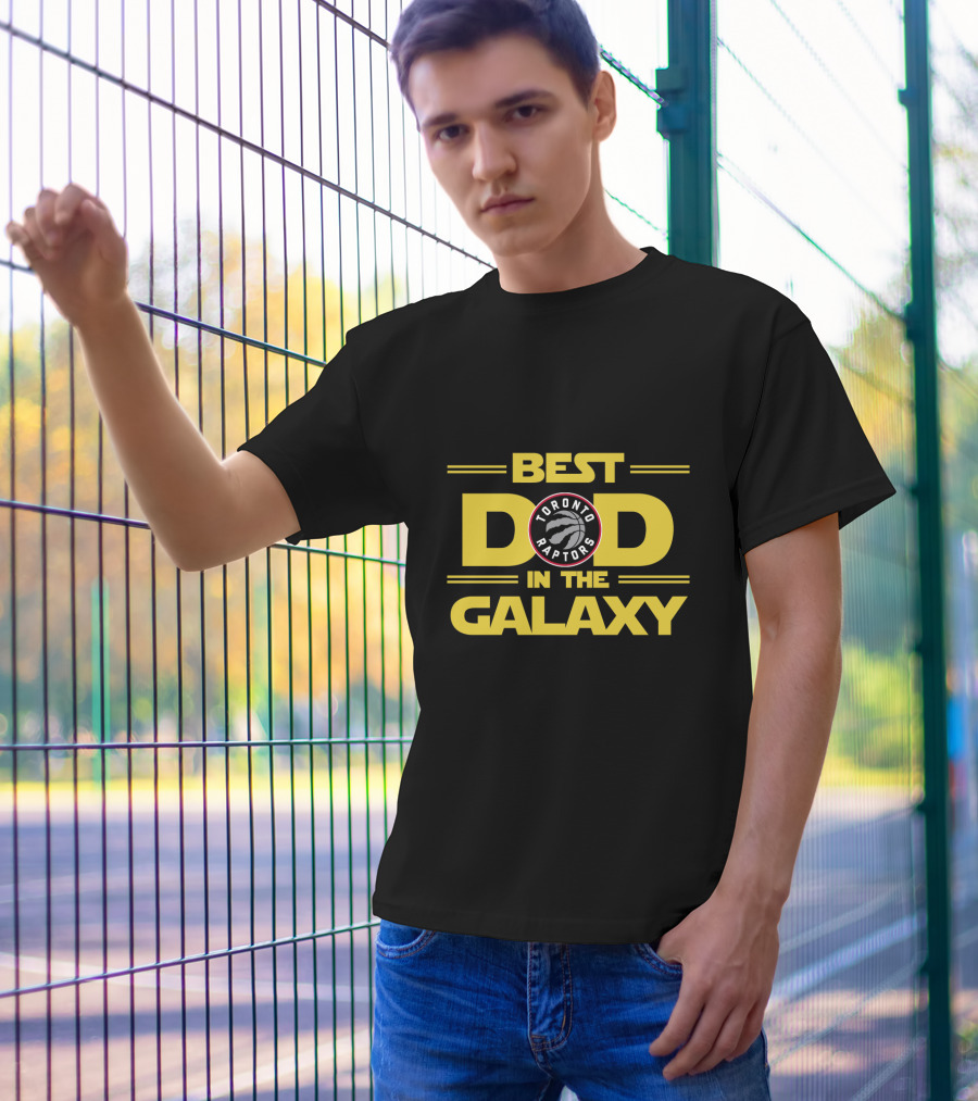 Toronto Raptors Best Dad In The Galaxy T-Shirt