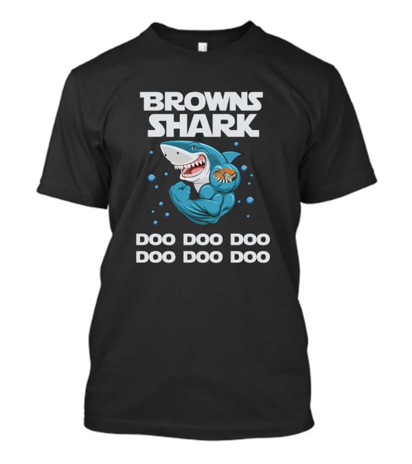Browns Shark Doo Doo Doo Cleveland Nfl T-Shirt