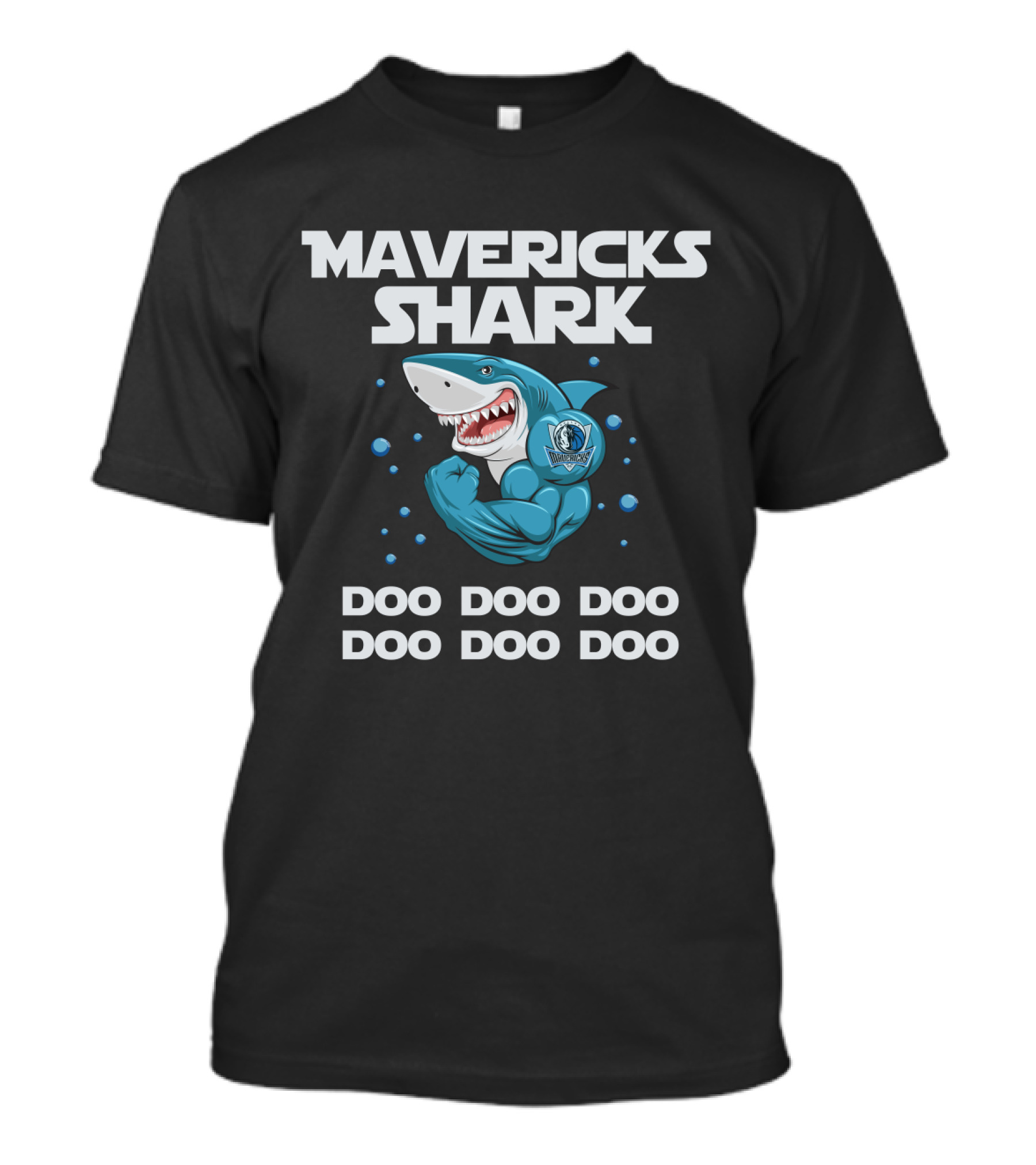 Mavericks Shark Doo Doo Doo Nba Dallas Mavericks T-Shirt
