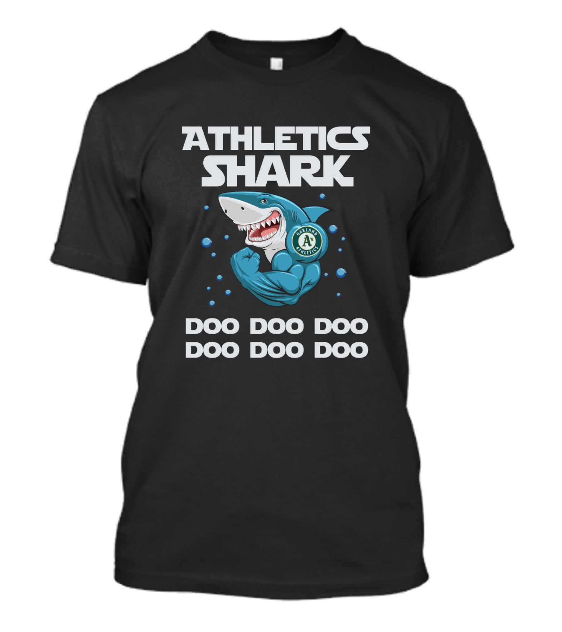 Athletics Shark Oakland Athletics Doo Doo Doo Mlb T-Shirt