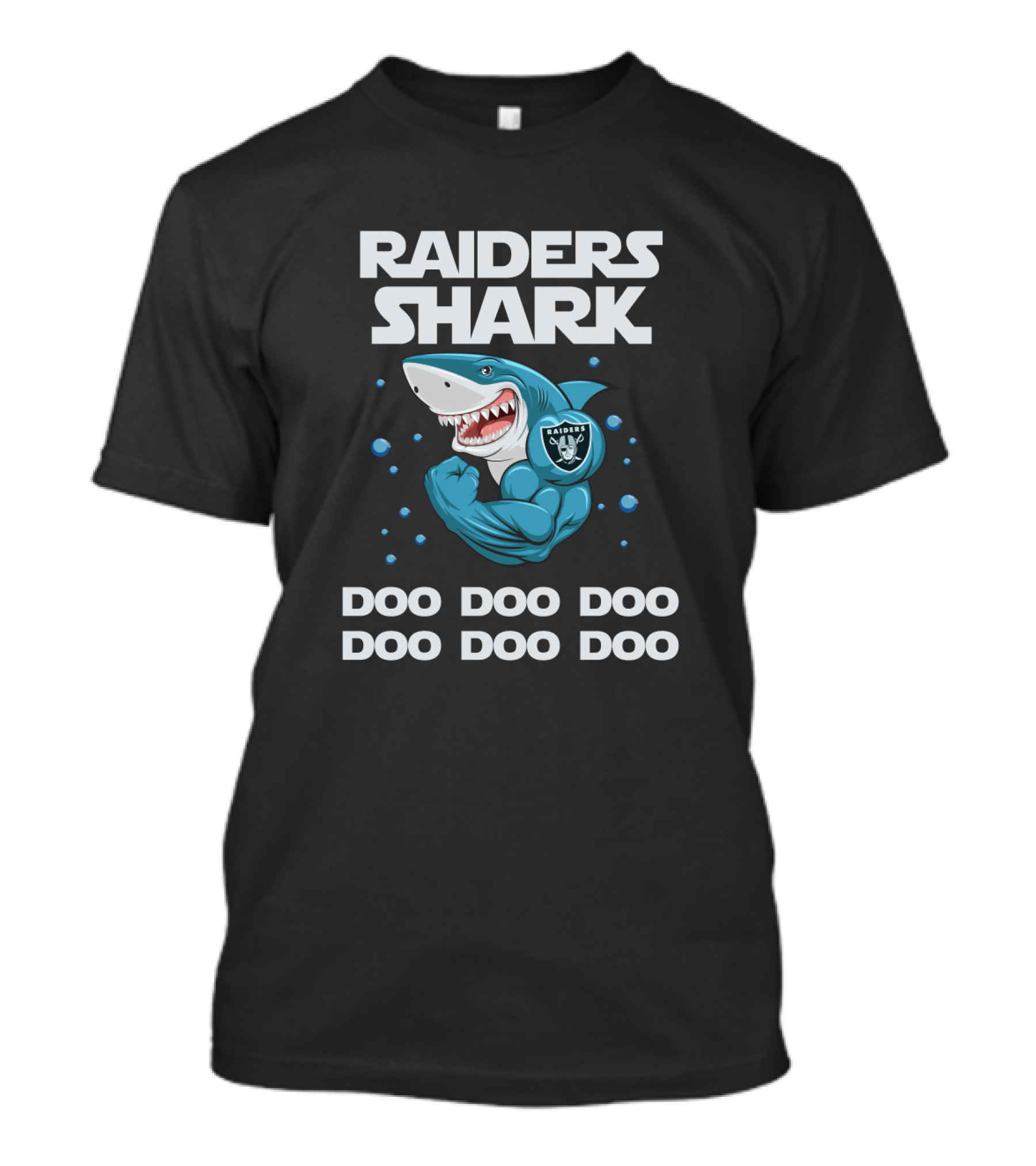 Raiders Shark Doo Doo Doo Nfl T-Shirt