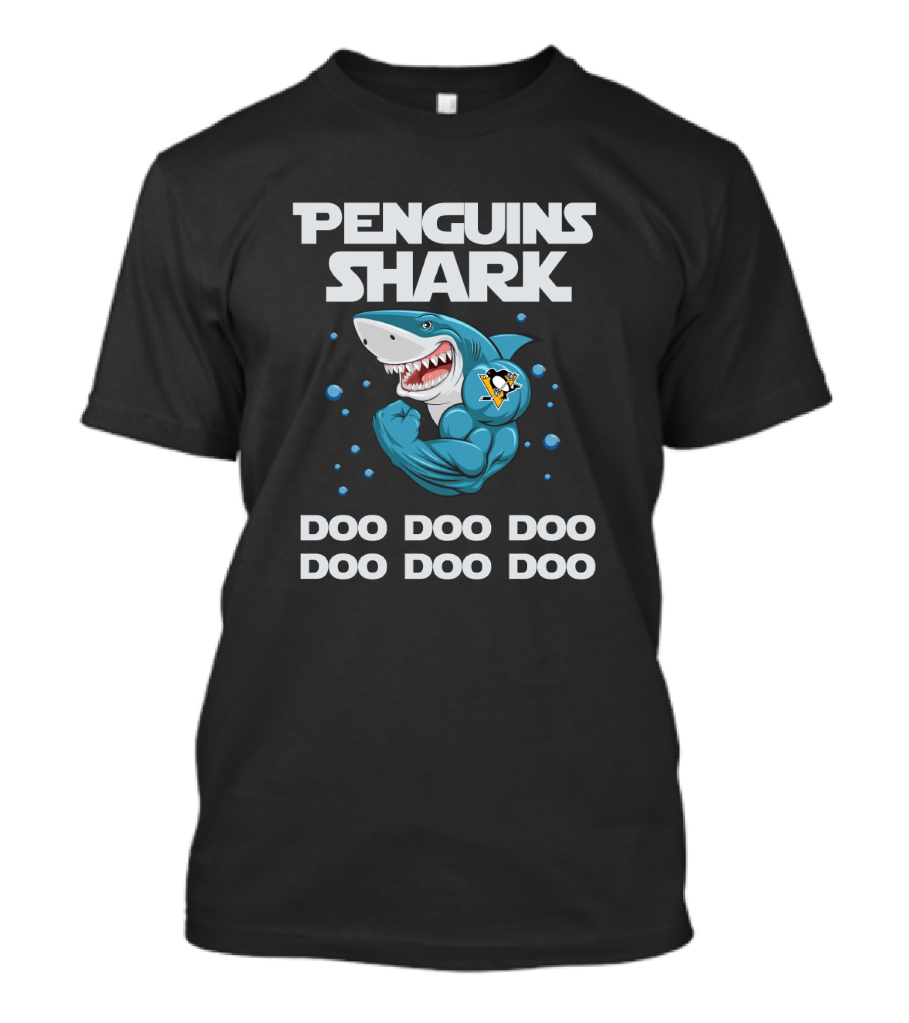 Penguins Shark Doo Doo Doo Nhl T-Shirt