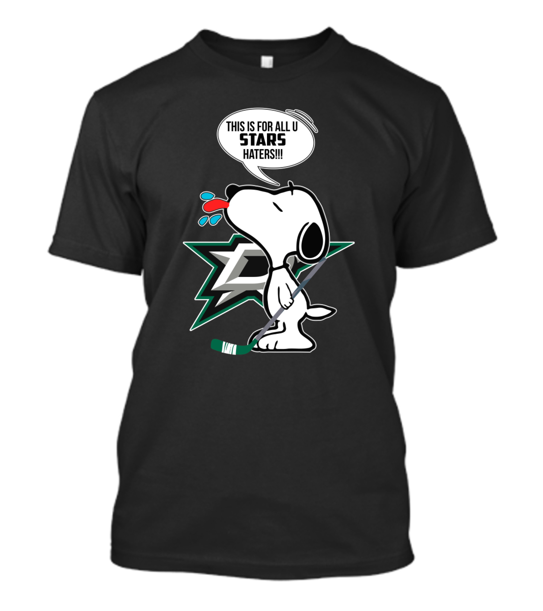 Snoopy Dallas Stars Hockey Fans T-Shirt