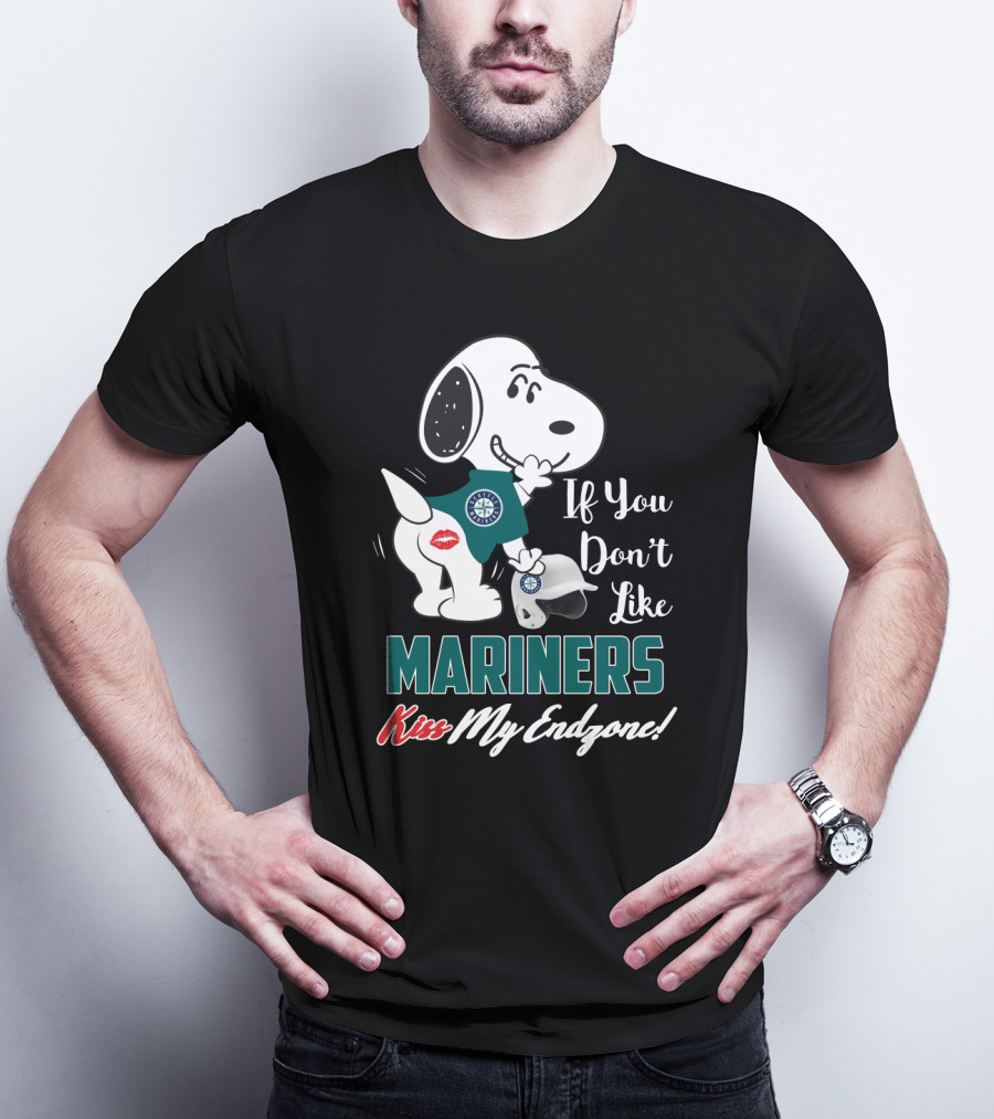 Snoopy If You Don’t Like Mariners Kiss My Endzone T-Shirt