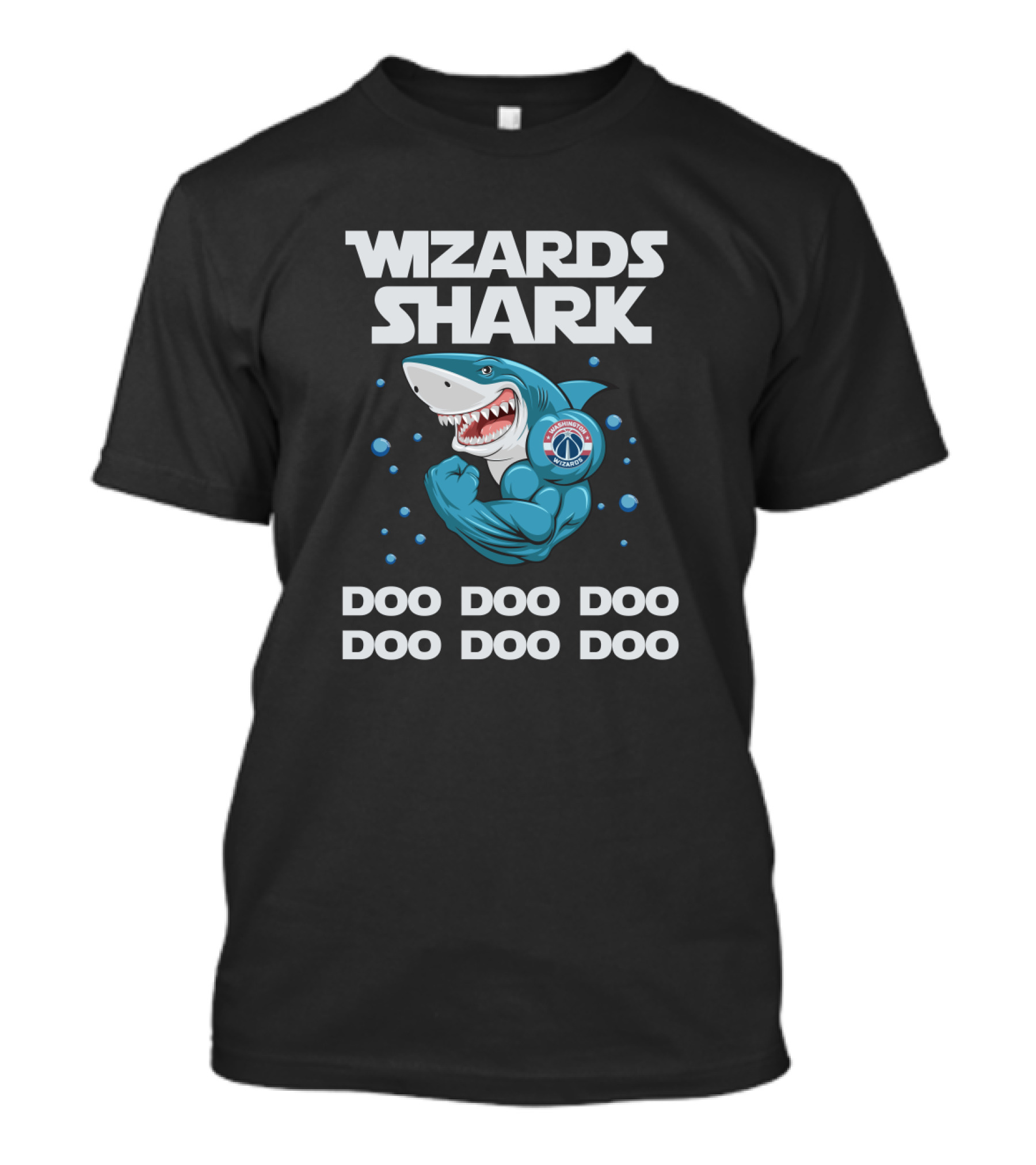 Wizards Shark Doo Doo Doo NBA Washington Basketball T-Shirt