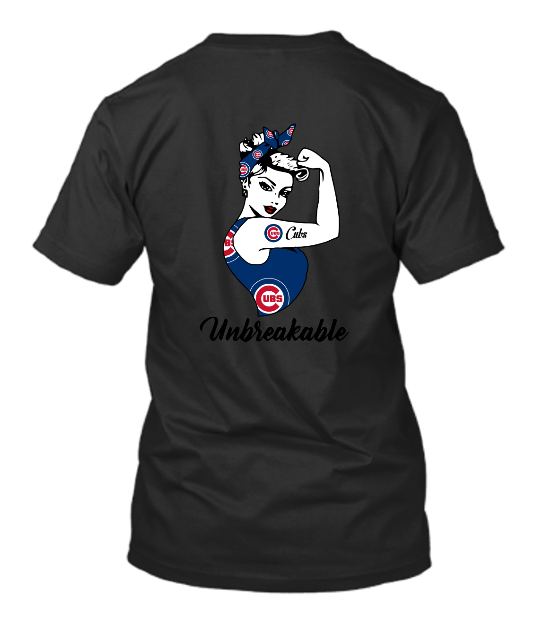 Chicago Cubs Unbreakable Strong Girl T-Shirt