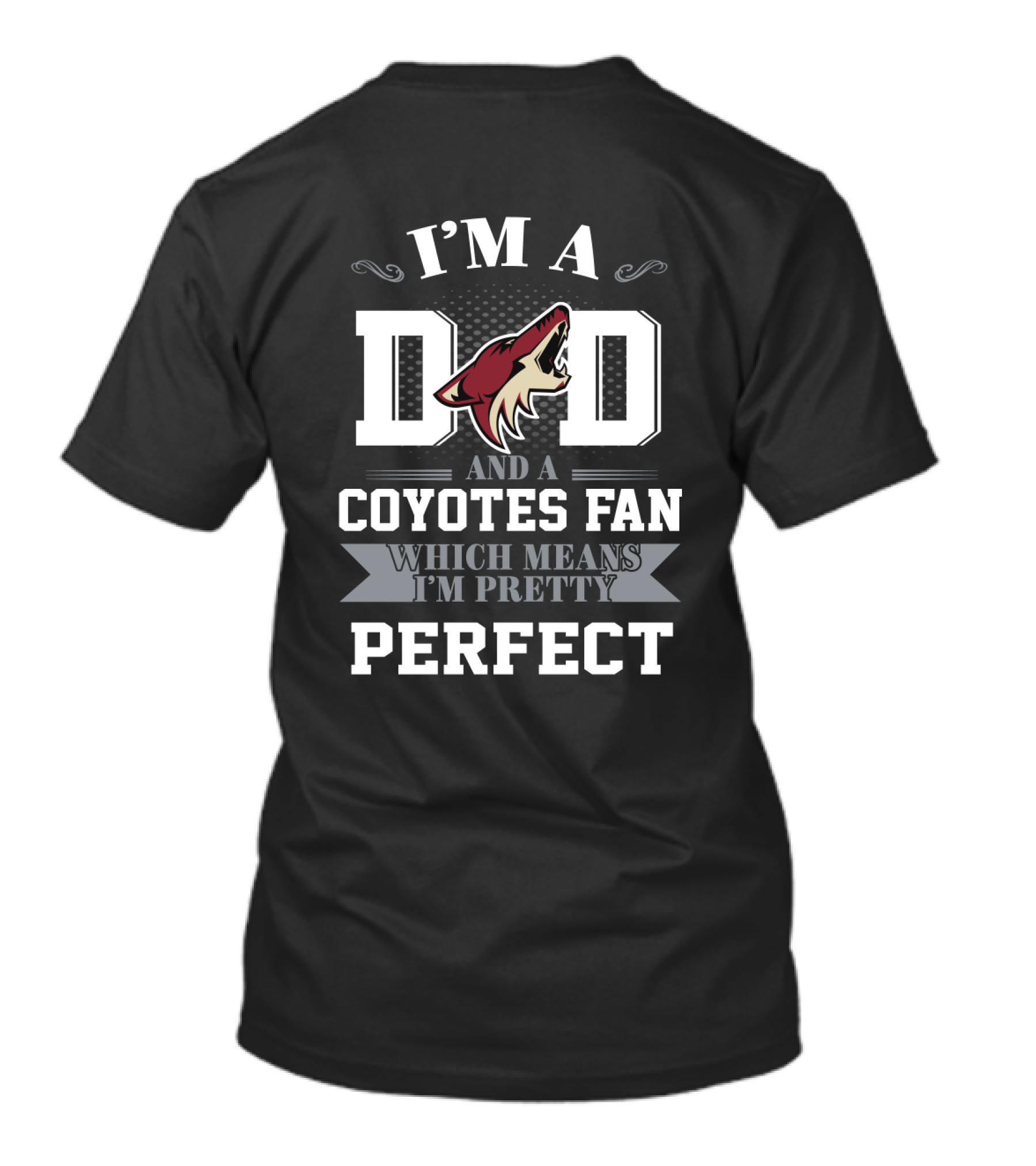 I'm A Dad And A Coyotes Fan Which Means I'm Pretty Perfect T-Shirt
