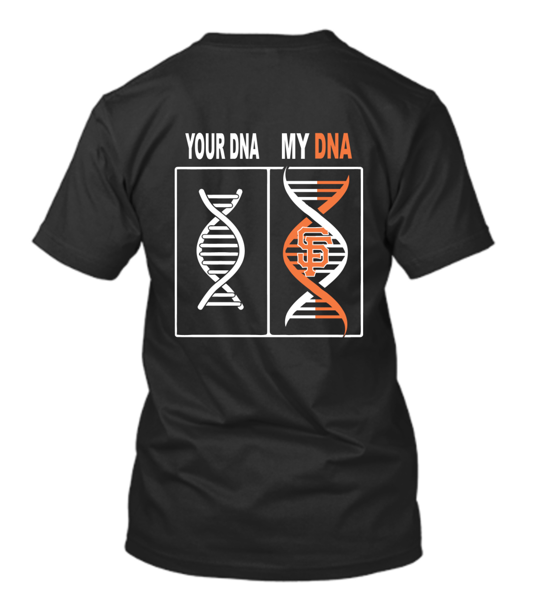 Your DNA My DNA San Francisco Giants Logo Spiral T-Shirt