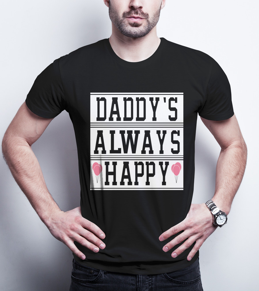Daddy's Always Happy Balloons Gordon Hayward T-Shirt