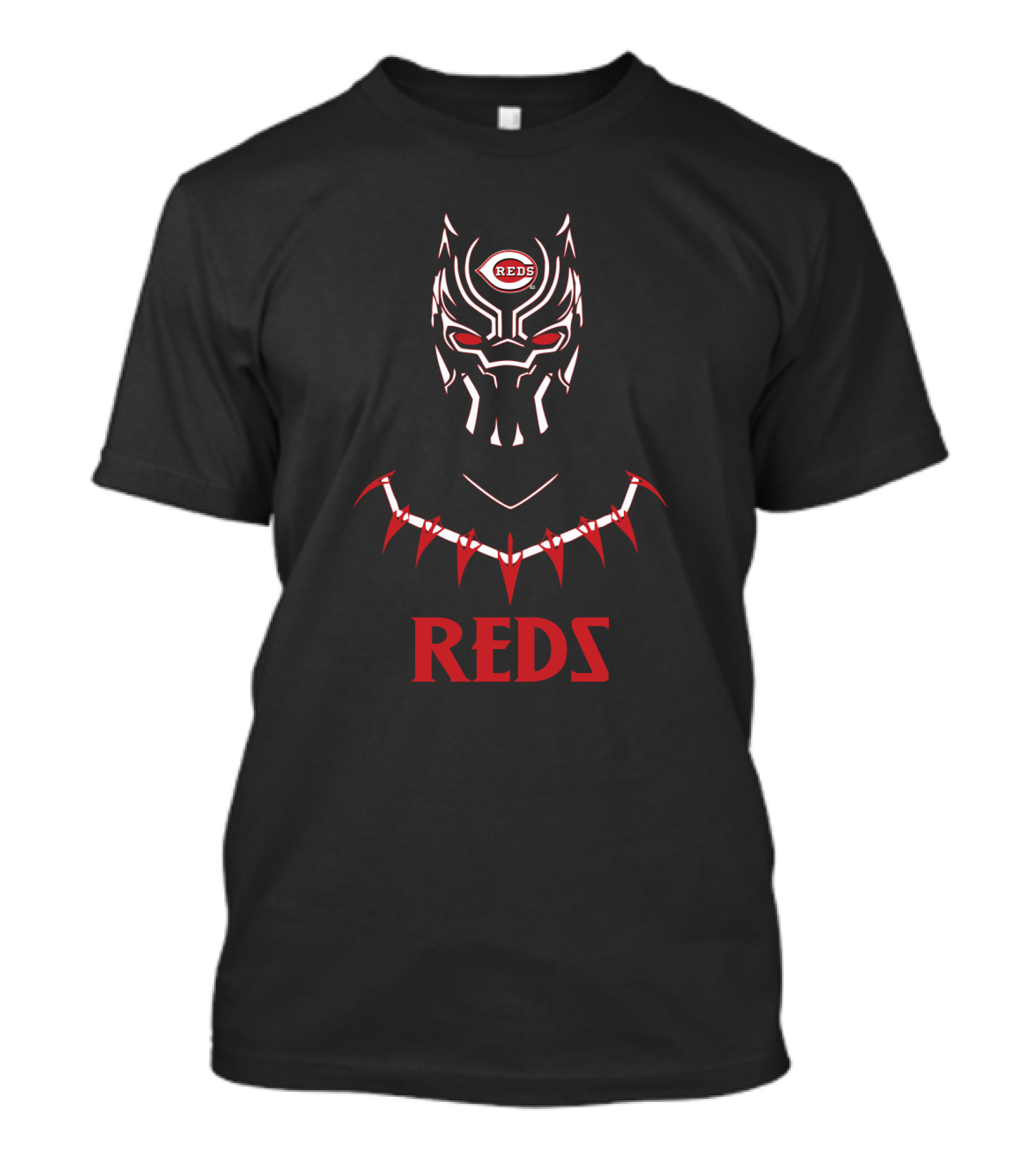 Black Panther Reds Fans Cincinnati Chiefs T-Shirt