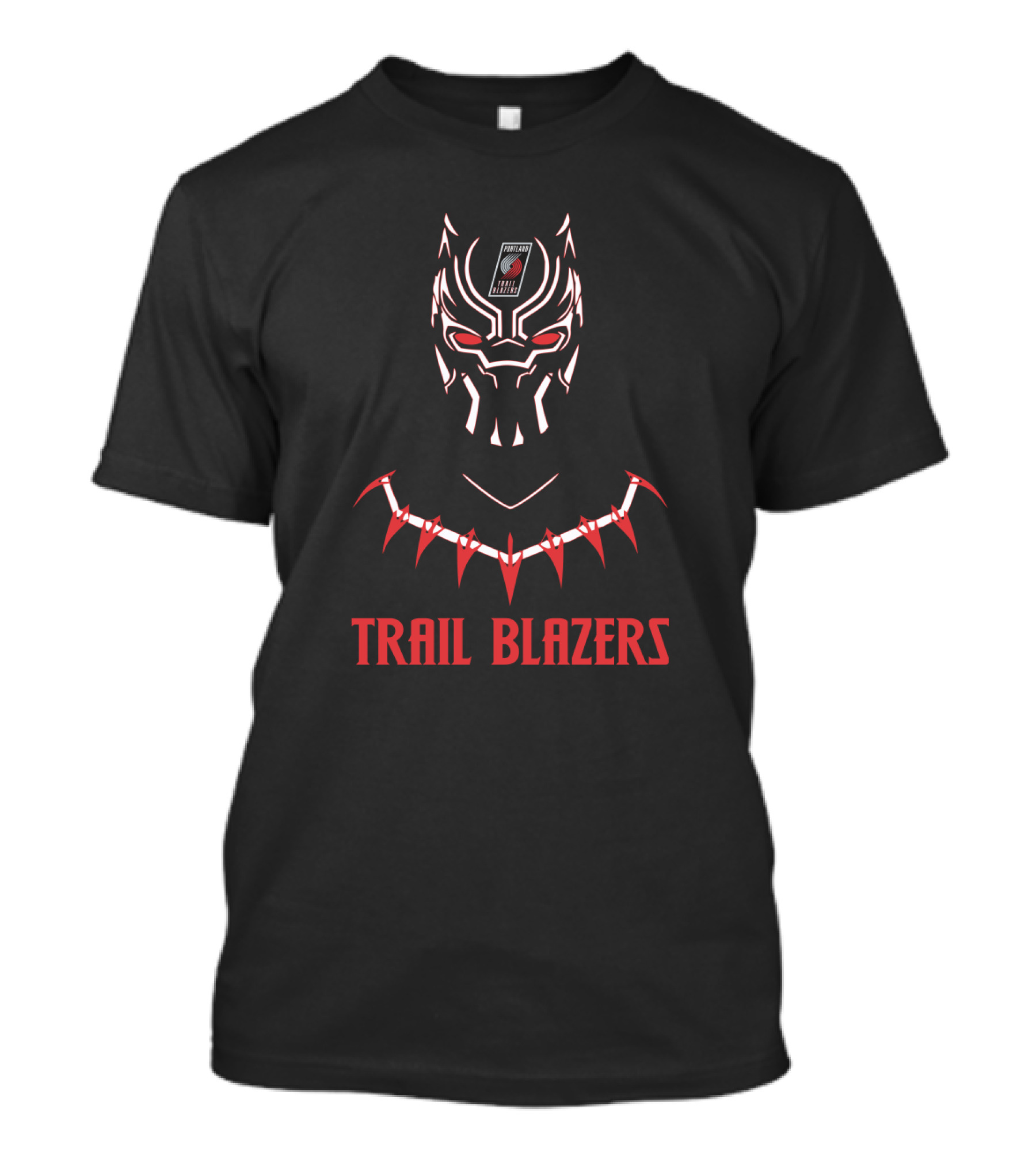 Trail Blazers Black Panther Fan T-Shirt
