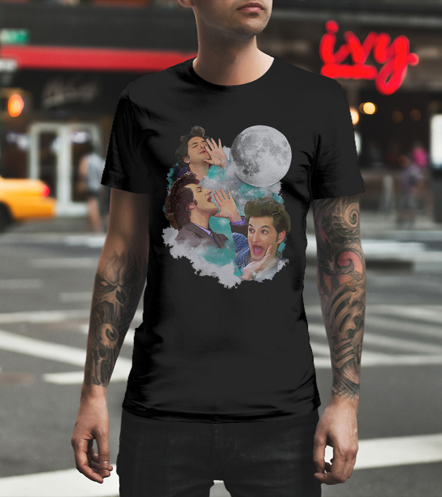 The Wooooorst Jean Ralphio Three Moon Scene Mashup T-Shirt